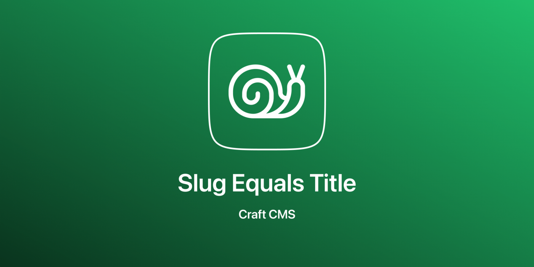 Slug Equals Title Slug Equals Title